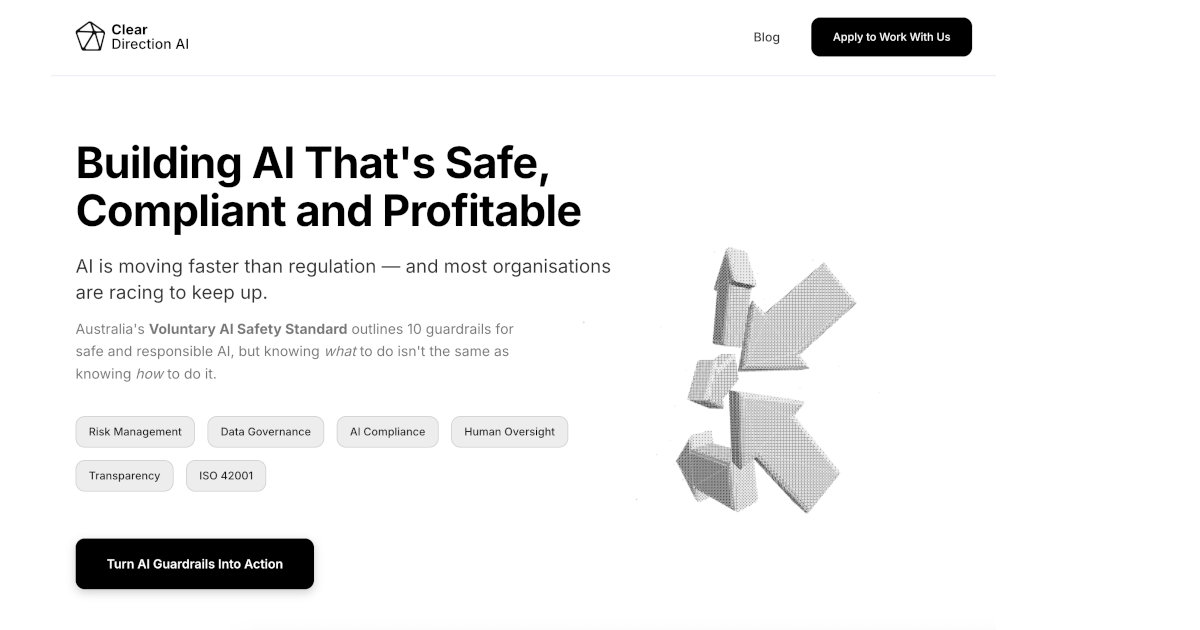 Clear Direction AI - AI Compliance & Governance Consulting | Australian ...